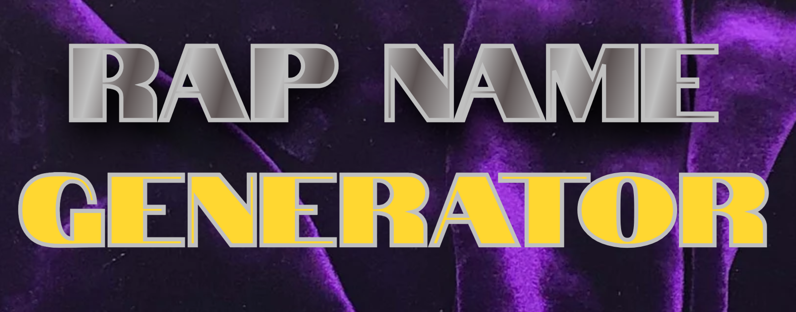 Rap Name Generator